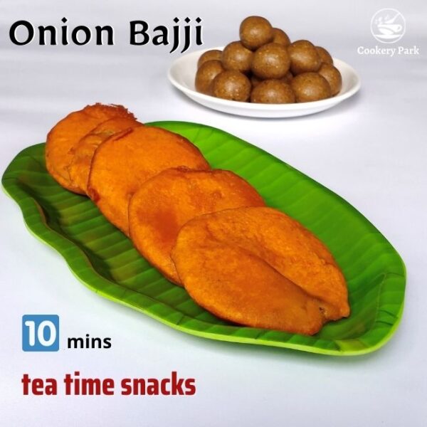 Onion bajji recipe | Vengaya bajji | Kanda bhaji - Cookery Park