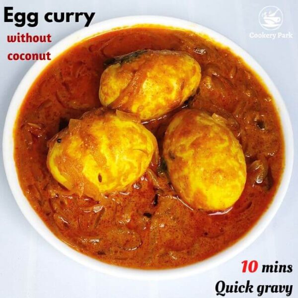 Creamy Egg curry without coconut | Egg gravy - Cookery Park