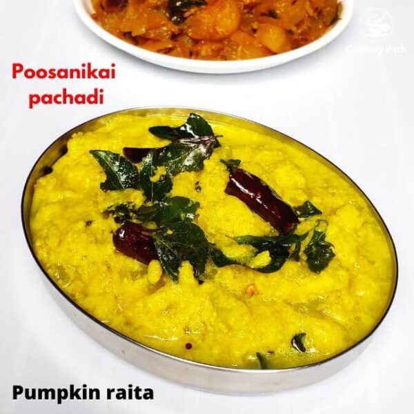 Yellow Pumpkin Raita recipe | Kaddu Raita | Poosanikai pachadi ...