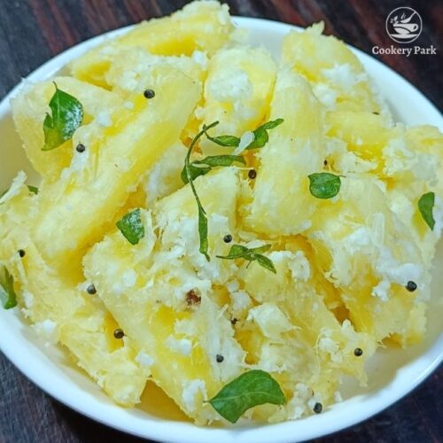 Tapioca breakfast-snack recipe | Kappa thalichathu | Maravalli kilangu ...